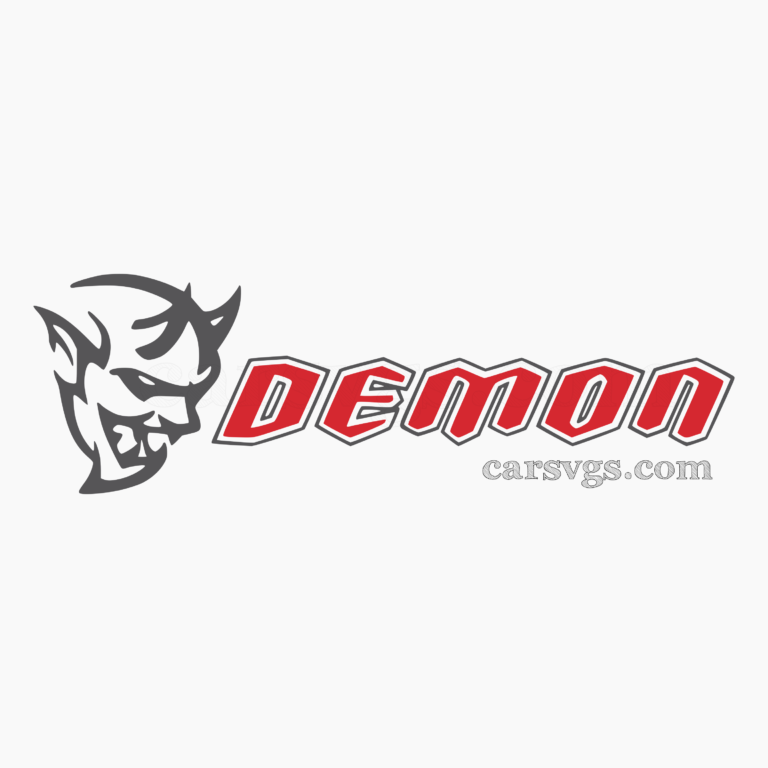 New Dodge Demon Logo SVG File